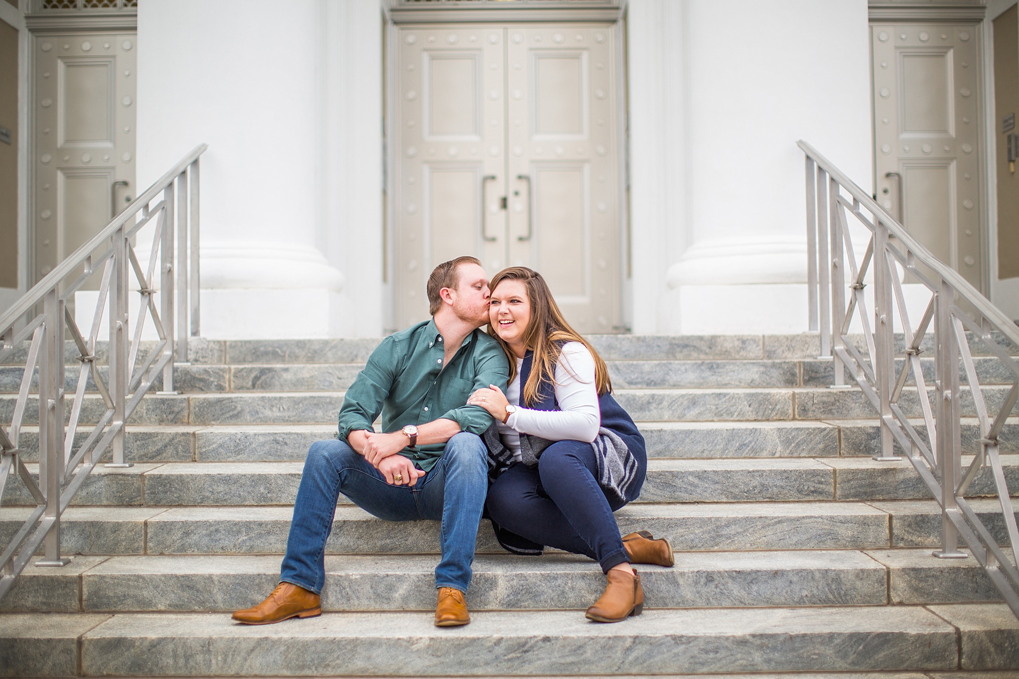 Downtown Tallahassee Engagement Session at Kleman's Plaza | Kara + Alan ...