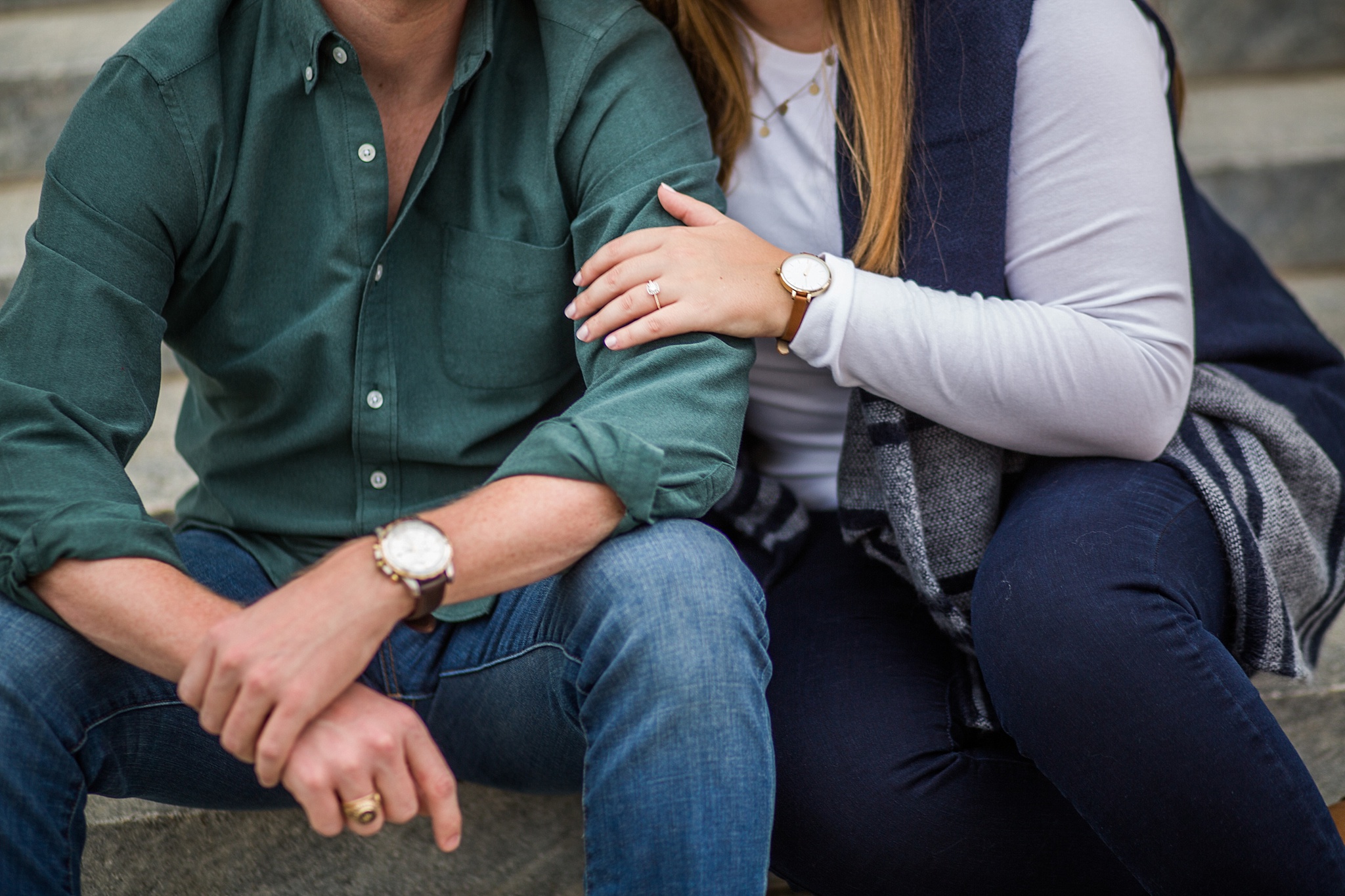 Downtown Tallahassee Engagement Session at Kleman's Plaza | Kara + Alan ...