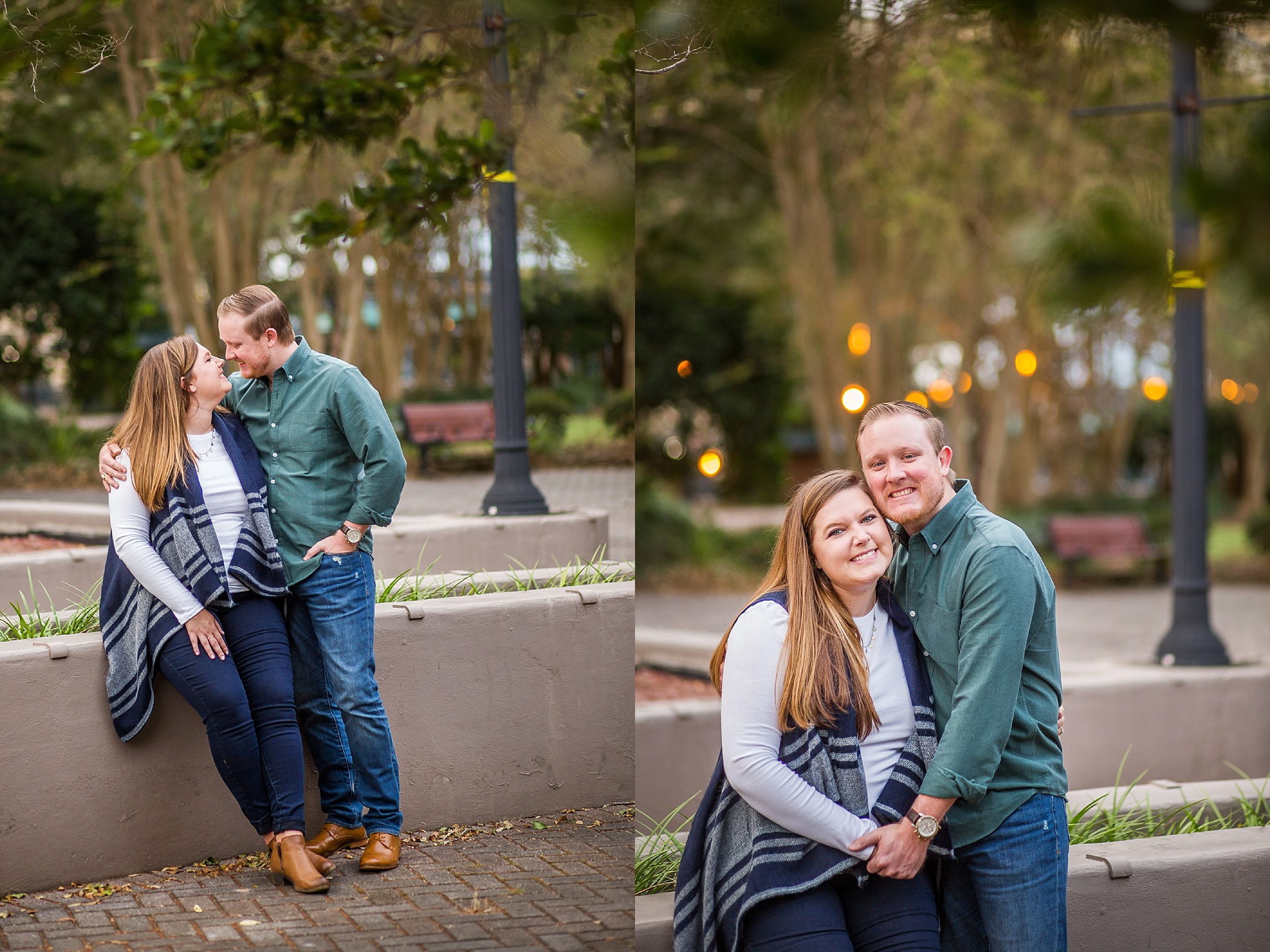 Downtown Tallahassee Engagement Session at Kleman's Plaza | Kara + Alan ...