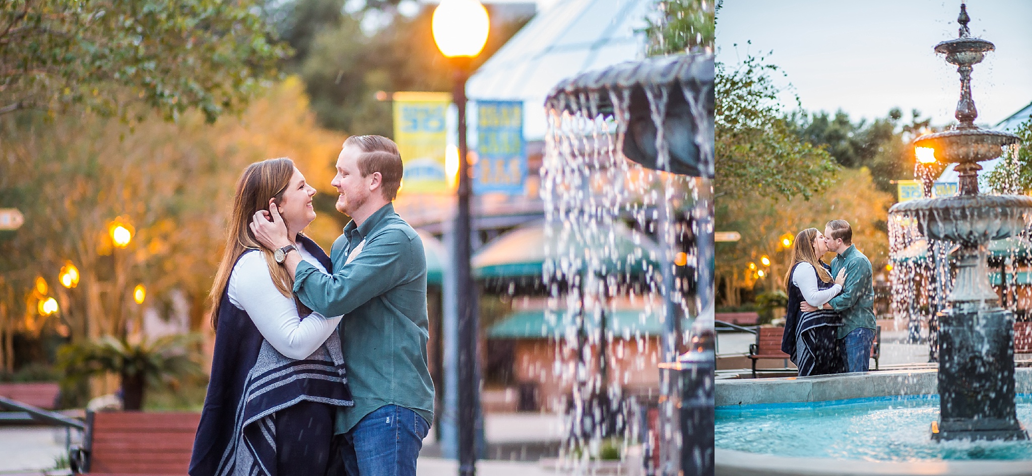 Downtown Tallahassee Engagement Session at Kleman's Plaza | Kara + Alan ...